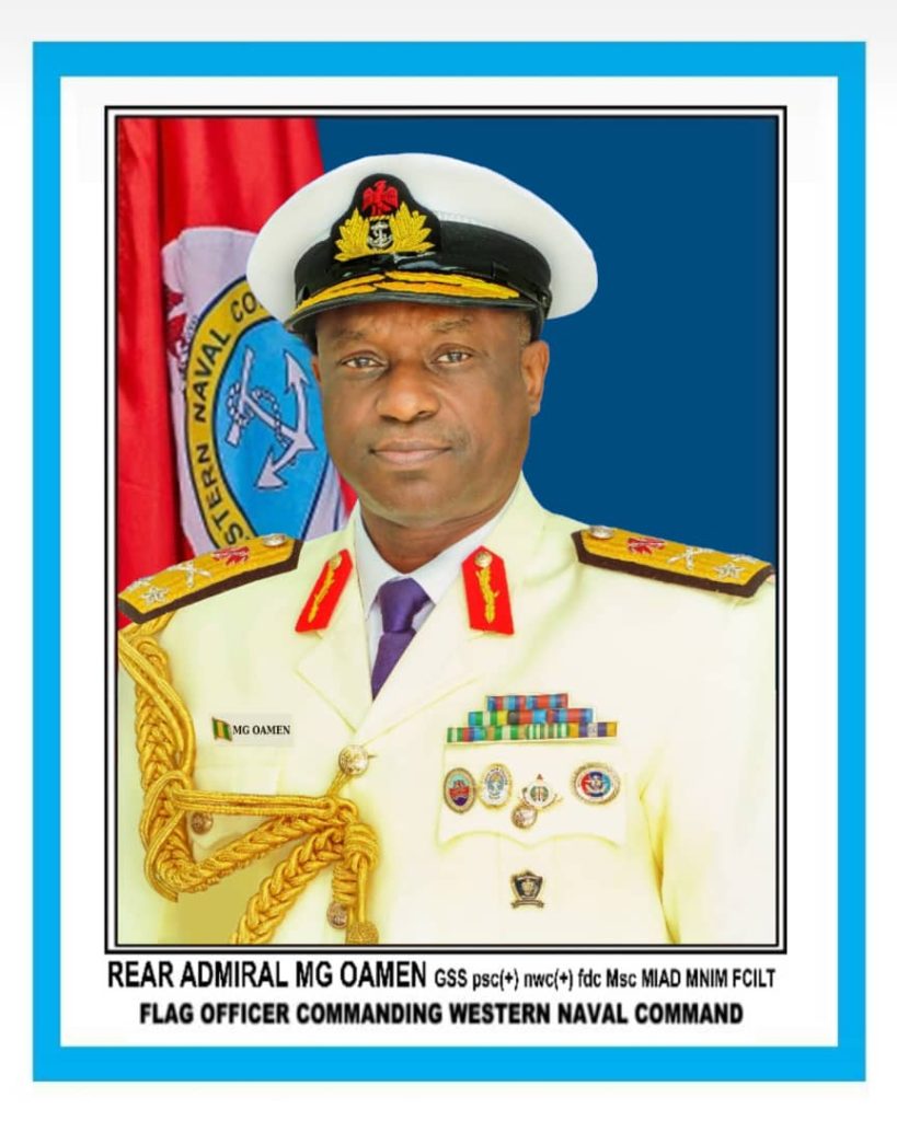 Behold The New FOC Western Naval Command, Rear Admiral Michael Oamen